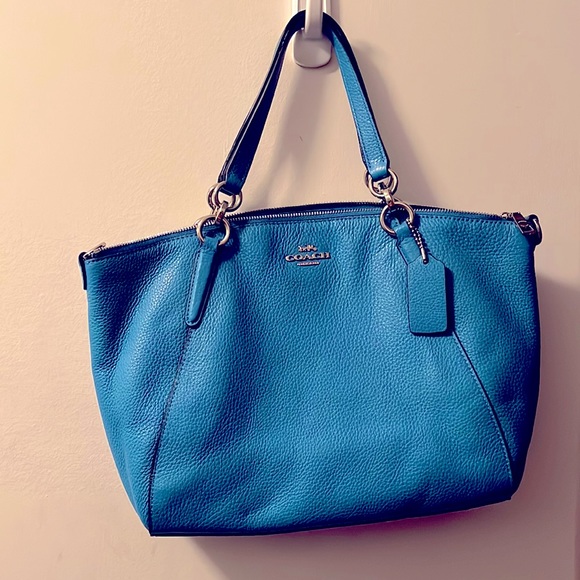 Coach | Bags | Blue Coach Purse | Poshmark